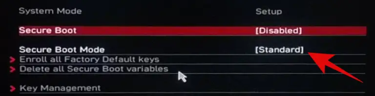 Secure Boot Can Be Enabled When System In User Mode Solved 3181